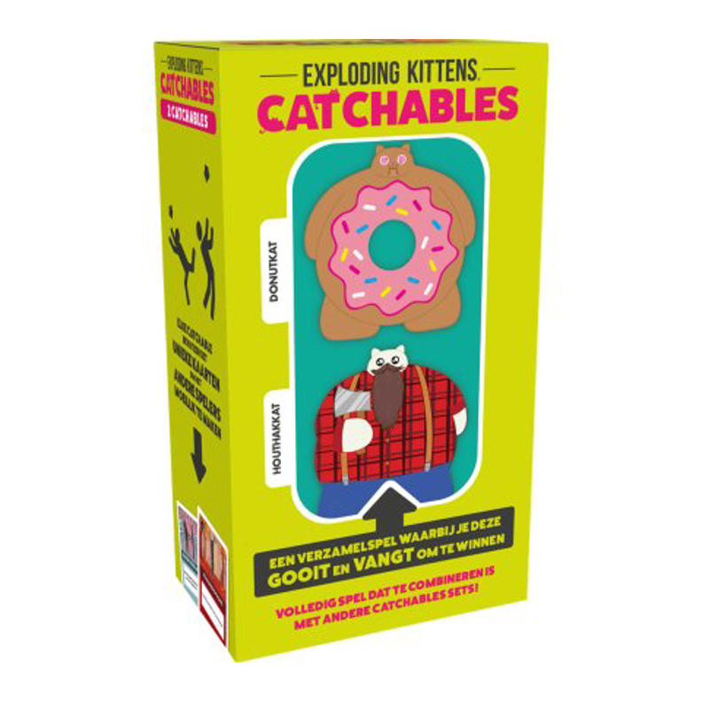 Exploding Kittens Catchables Houthakkat & Donutkat | wehkamp