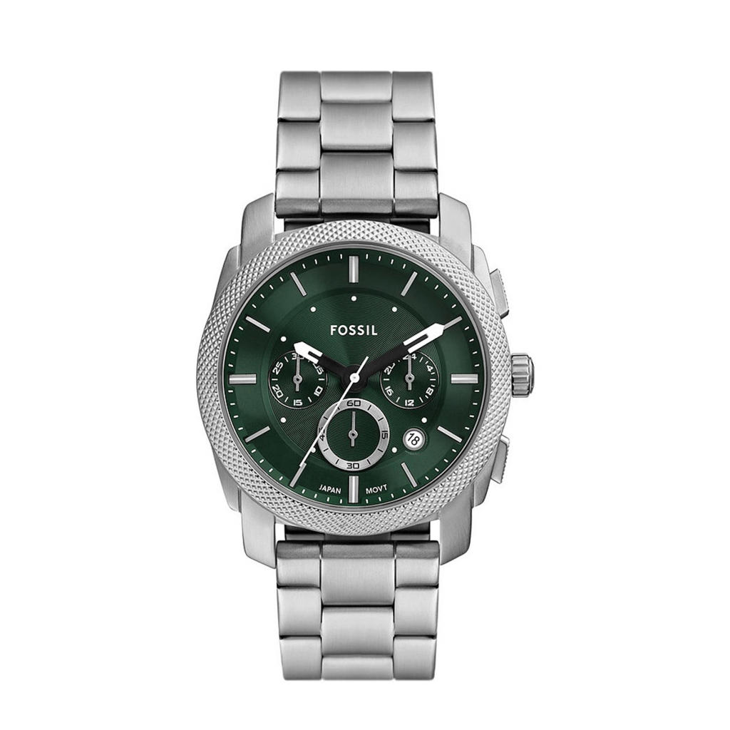 Fossil horloge FS6079 Machine zilverkleurig | wehkamp