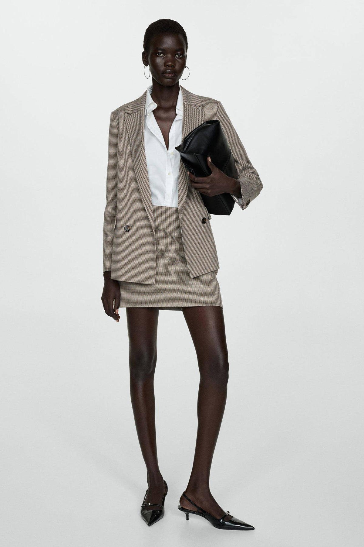 Mango mini rok bruin kopen? | Morgen in huis | wehkamp