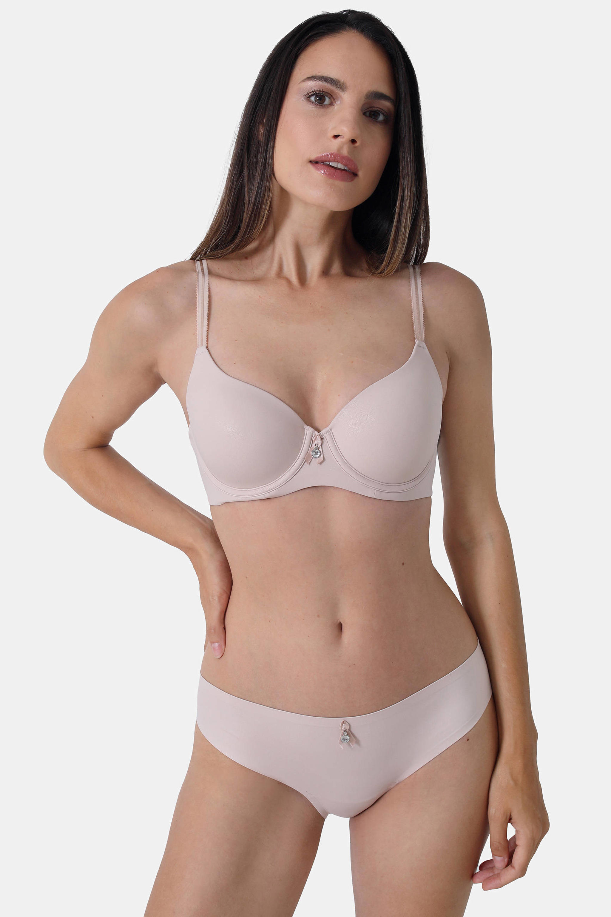 Sassa Mode voorgevormde beugelbh Sparkling Light lichtbeige | wehkamp