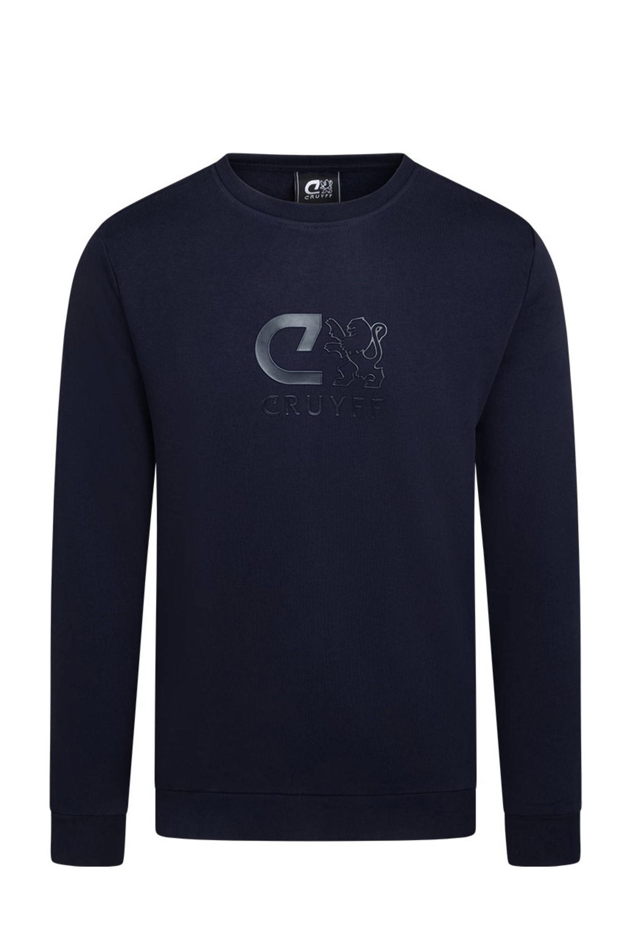 Cruyff sweater Classic donkerblauw | wehkamp