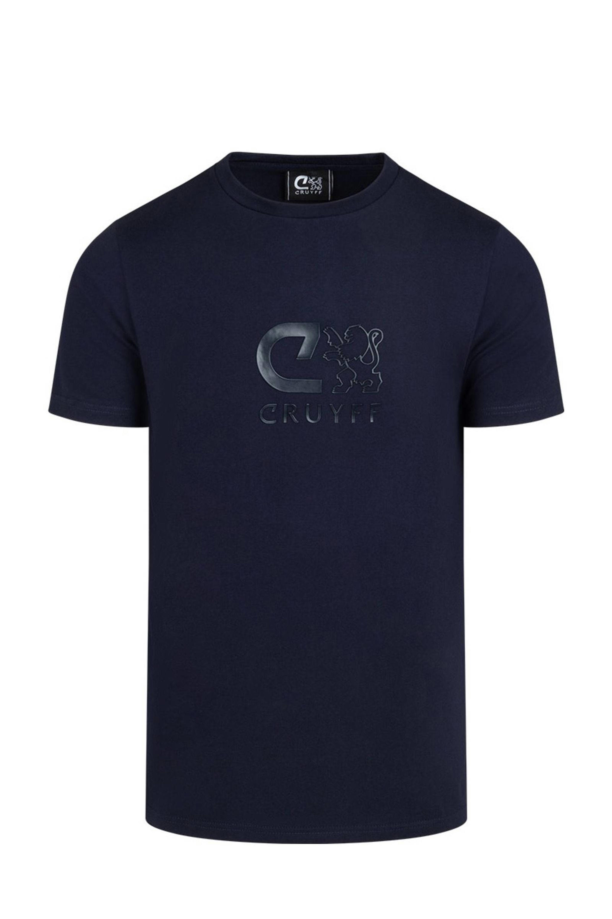 Cruyff T-shirt Classic donkerblauw | wehkamp
