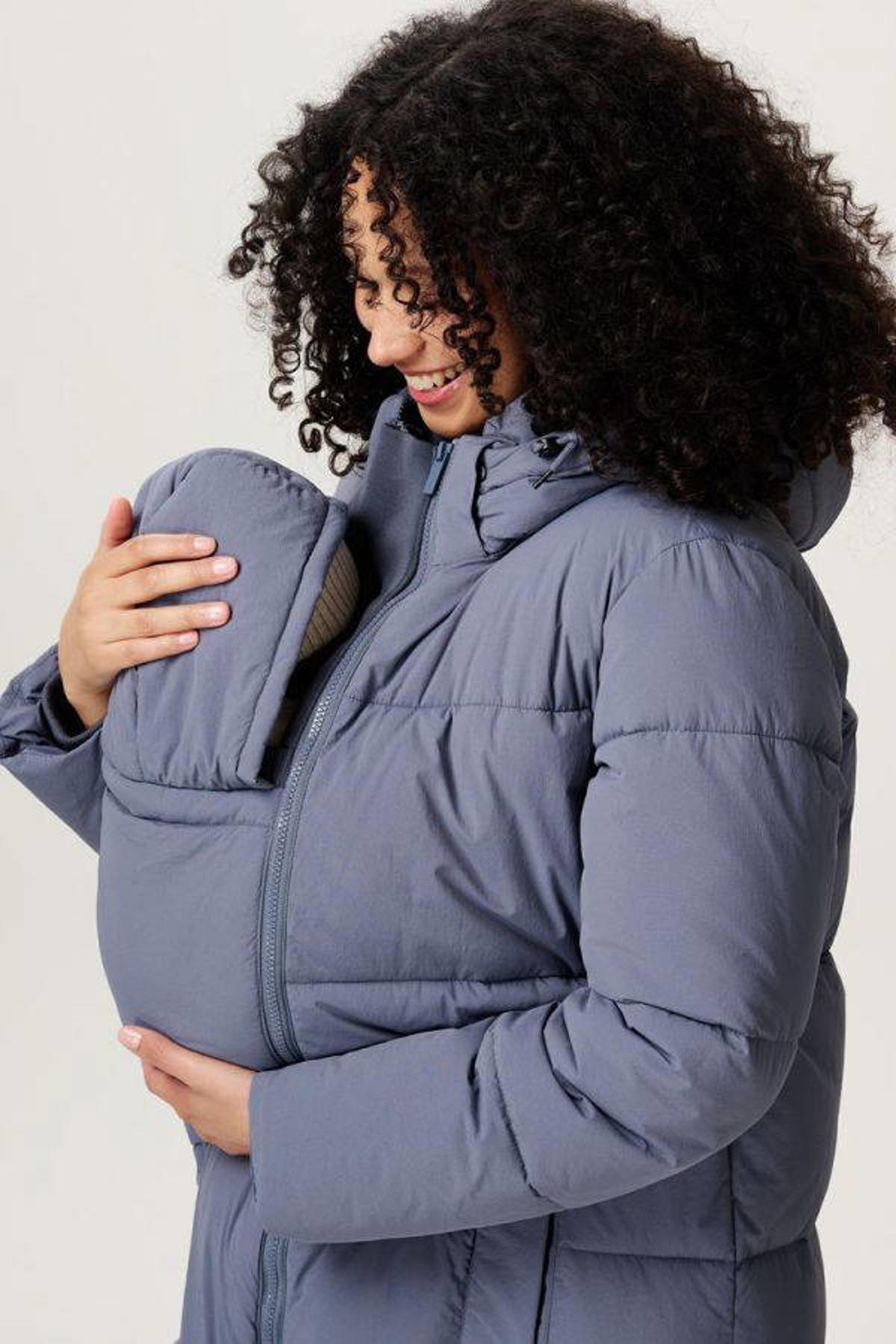 Noppies maternity zwangerschaps- en draagjas Teavu grijsblauw | wehkamp