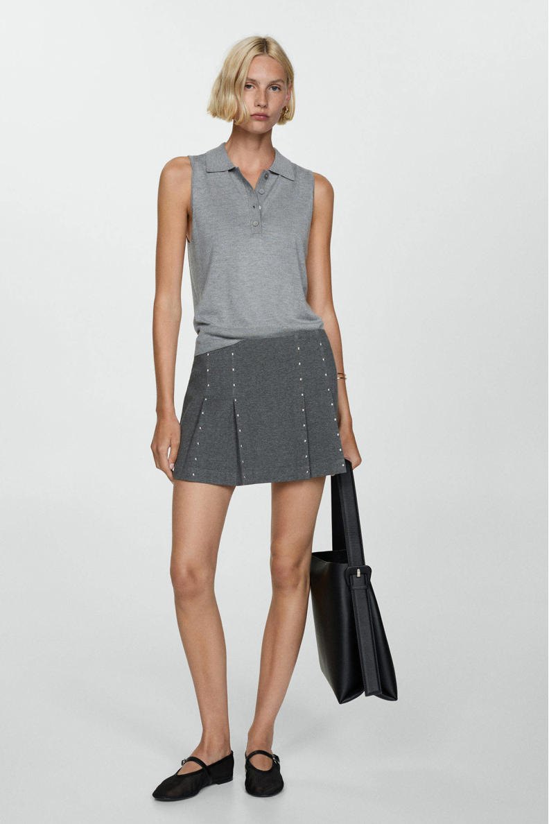 Mango mini rok antraciet kopen? | Morgen in huis | wehkamp