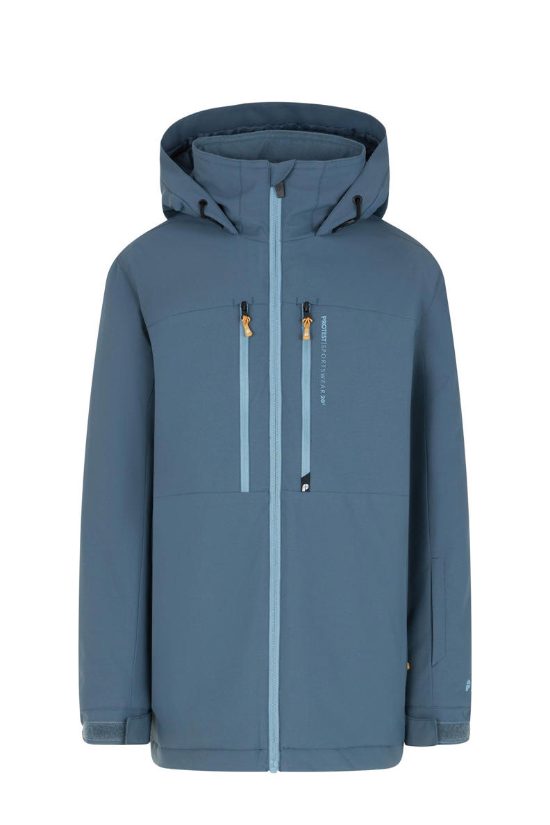 Protest ski-jack Flynty Jr grijsblauw | wehkamp