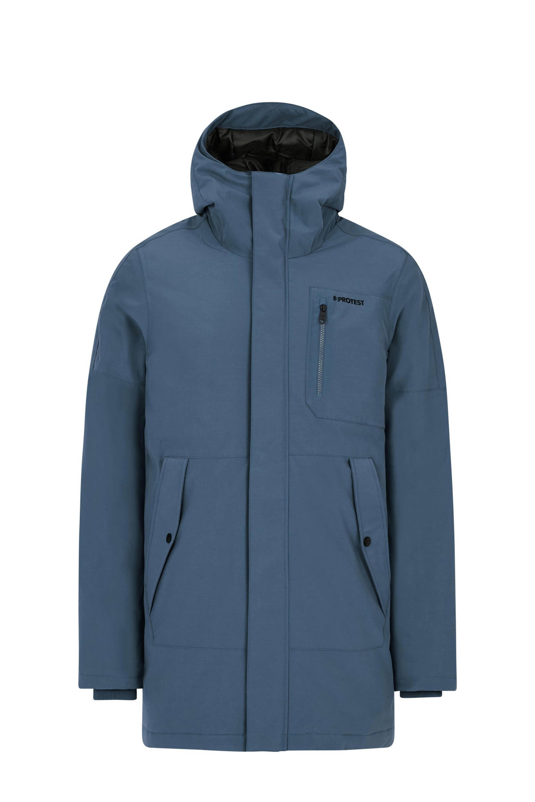 Protest ski-jack Hemley grijsblauw | wehkamp