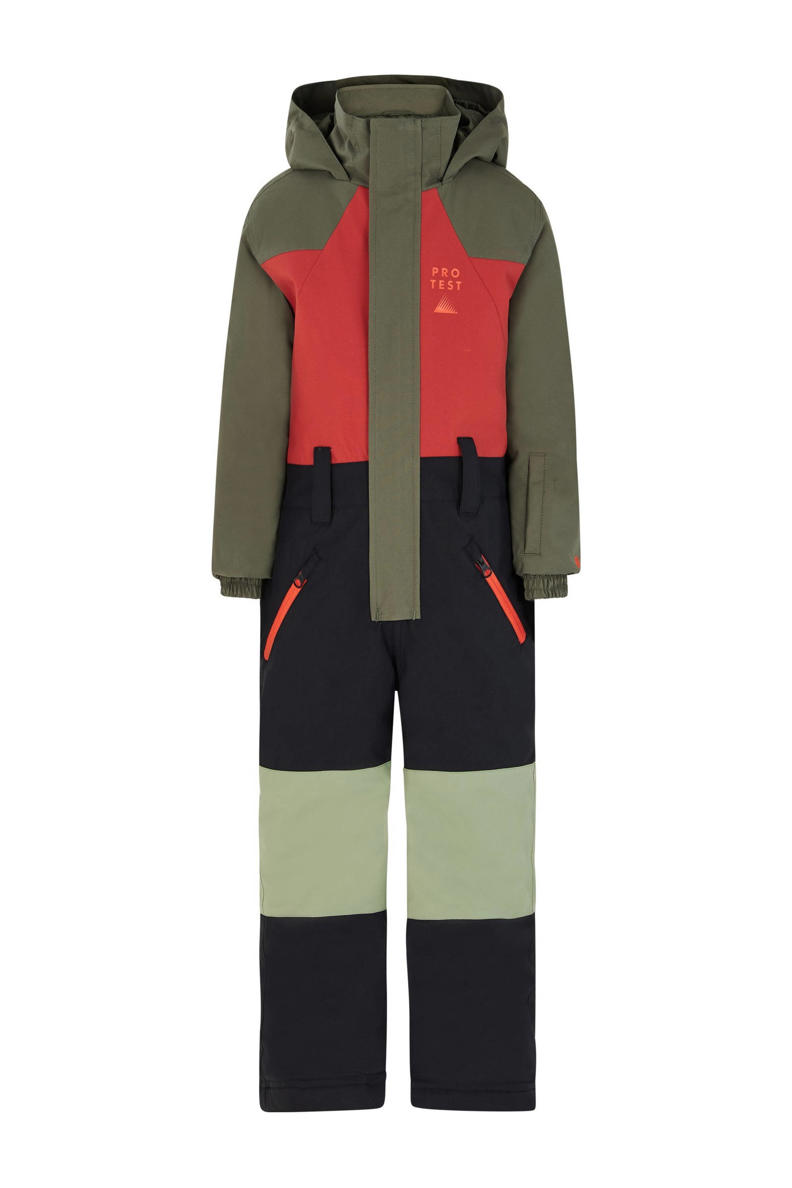 Protest skipak Soul TD olijfgroen/zwart/oranje | wehkamp