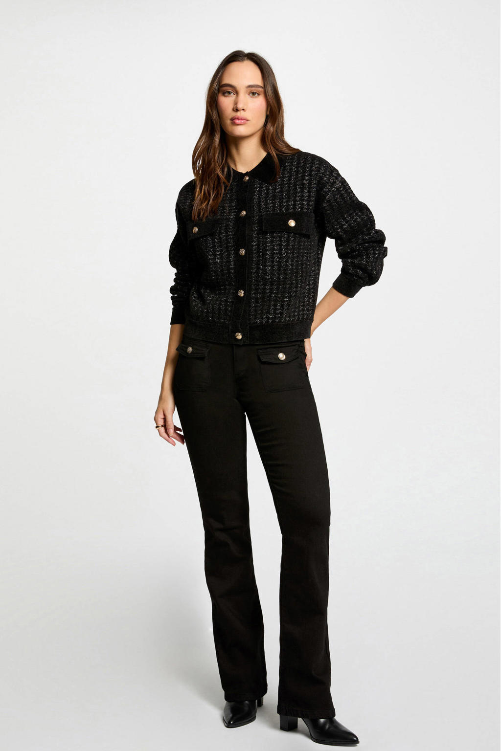 Morgan vest zwart/lurex kopen? | Morgen in huis | wehkamp