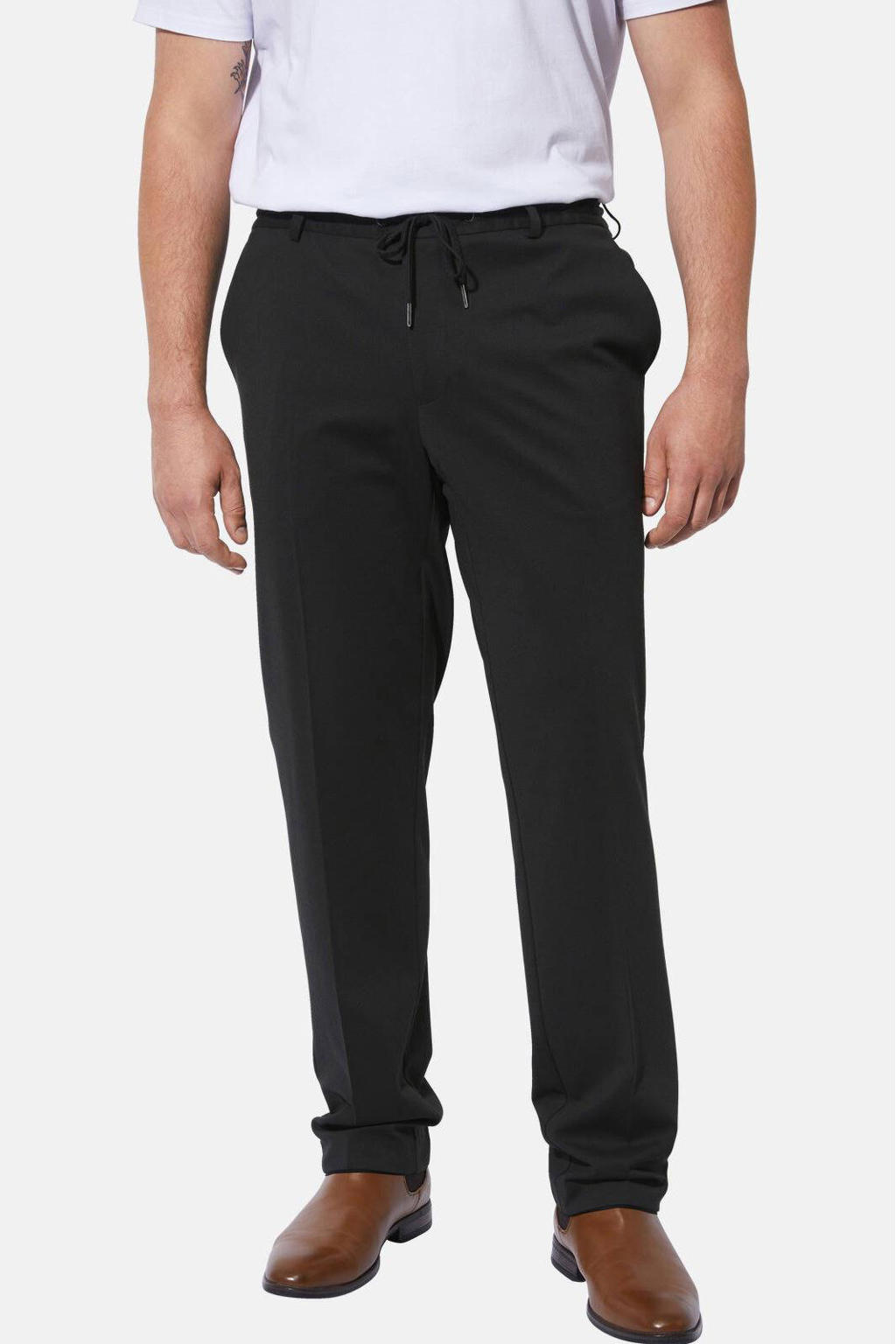 Charles Colby loose fit chino DUKE BERNARD Plus Size zwart | wehkamp