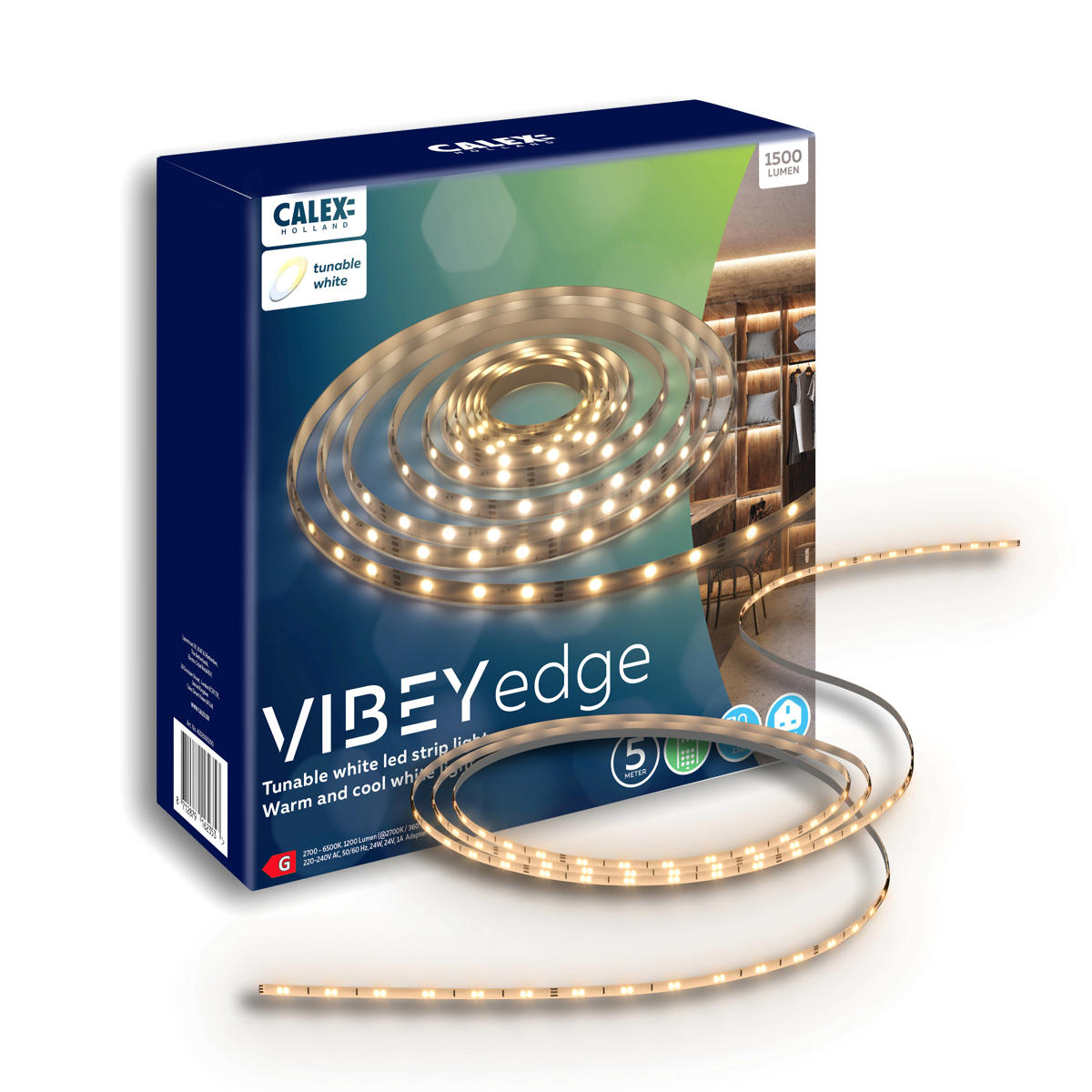 Calex Vibey LED Strip - 5M - CCT | wehkamp