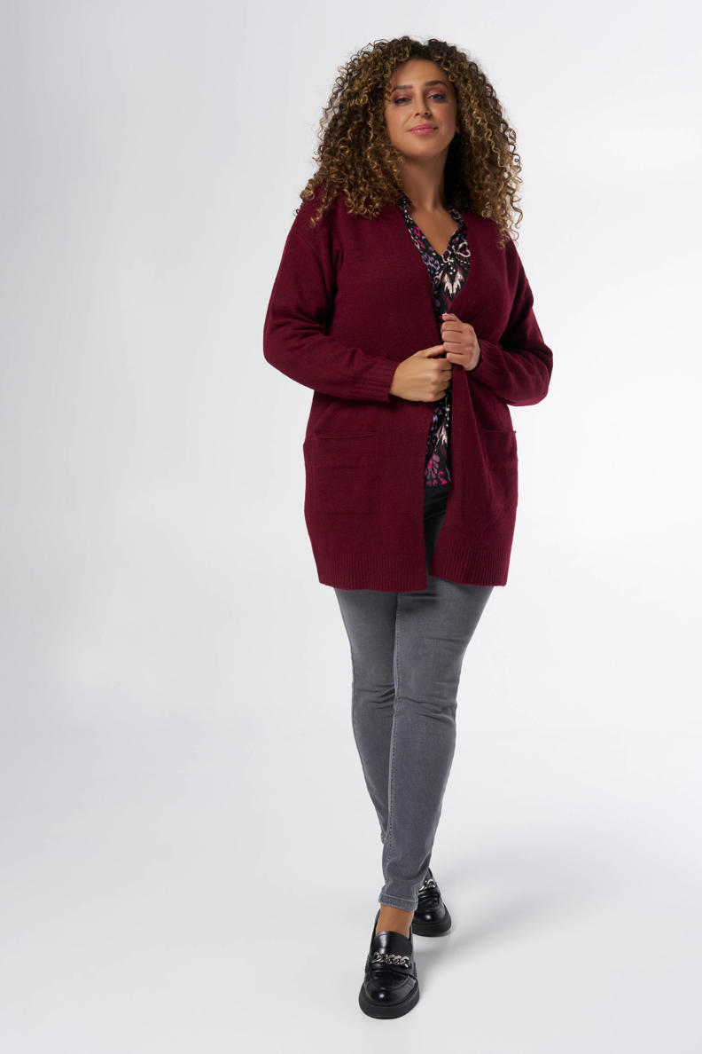 MS Mode vest donkerrood kopen? | Morgen in huis | wehkamp