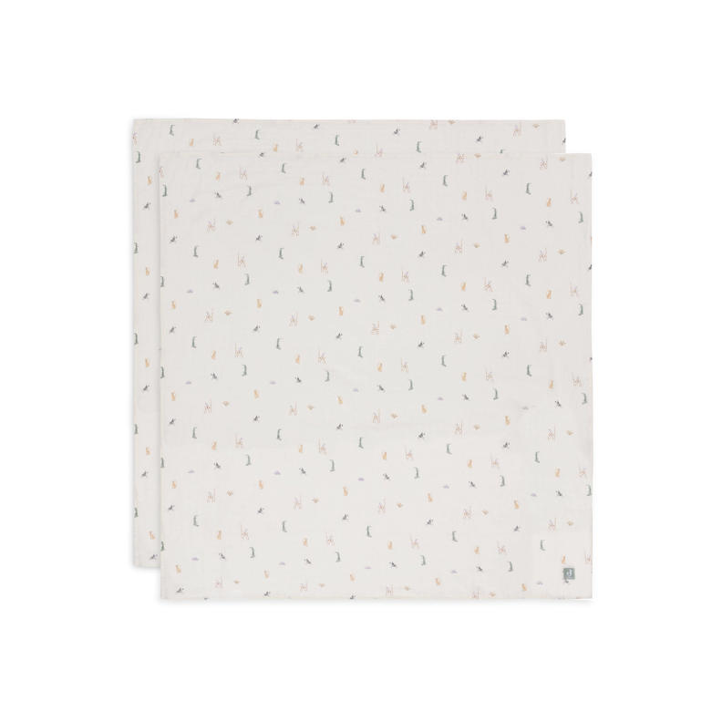 Jollein hydrofiele doek 115x115cm - Jungle Jambo - set van 2 | wehkamp
