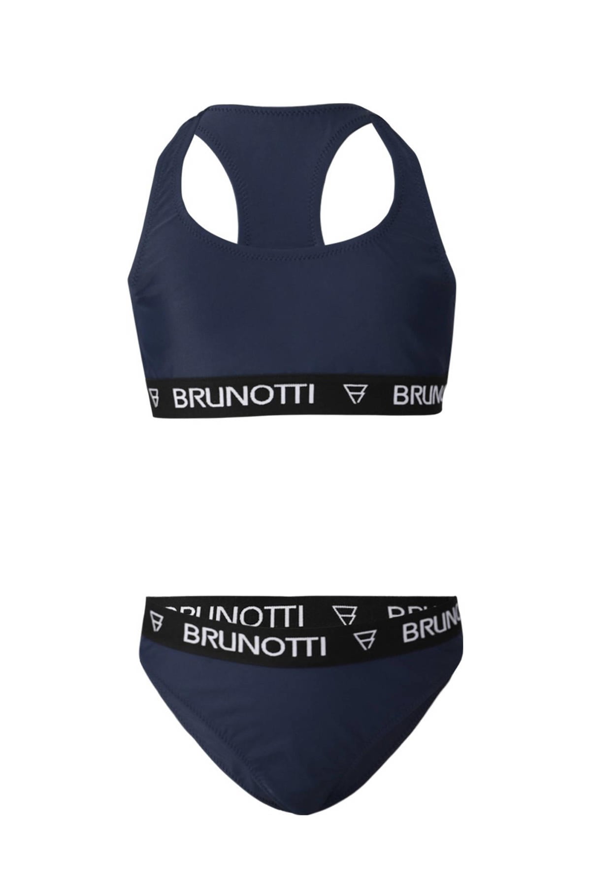 Brunotti crop bikini Jazzy donkerblauw | wehkamp