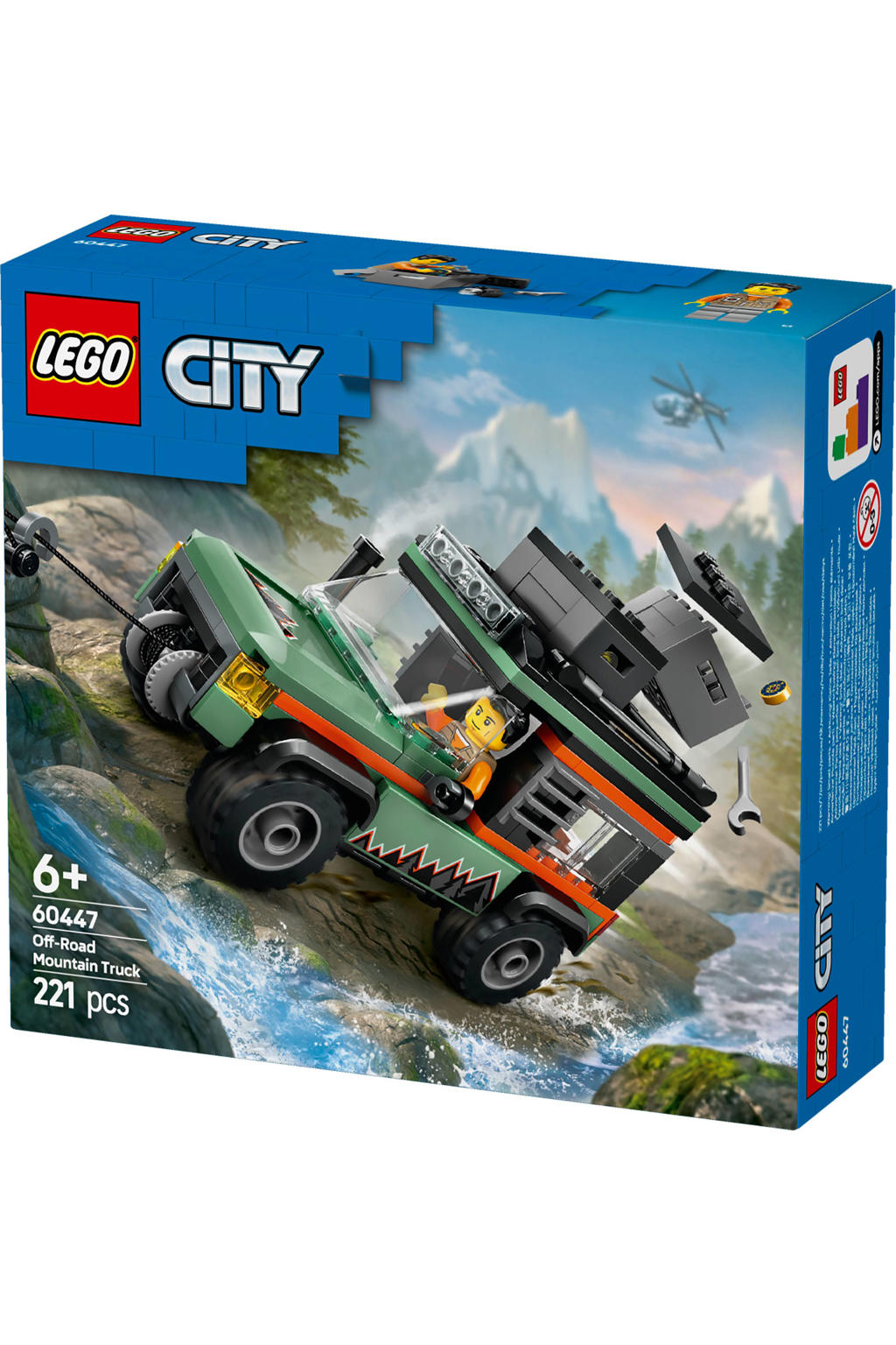 LEGO City 4x4 terreinwagen voor in de bergen 60447 | wehkamp