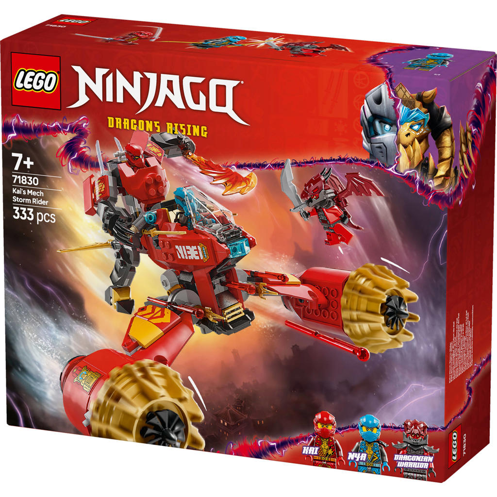 LEGO Ninjago Kai's mechastormvoertuig speelgoed 71830 | wehkamp