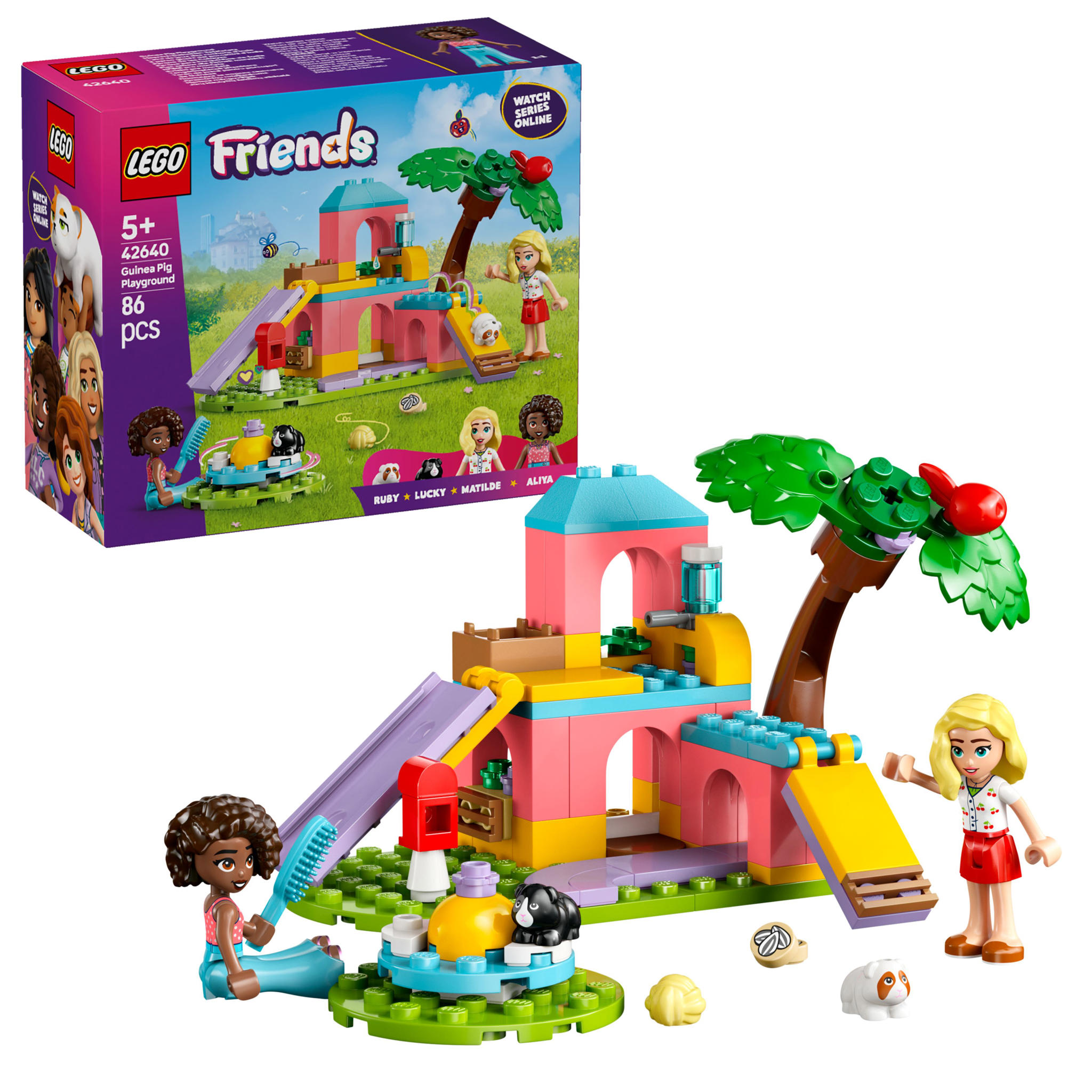 LEGO Friends Caviaspeeltuin, fantasierijke bouwset 42640 | wehkamp