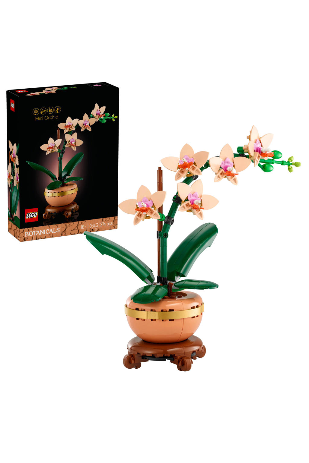 LEGO Botanical Collection Miniorchidee plantencadeau 10343 | wehkamp