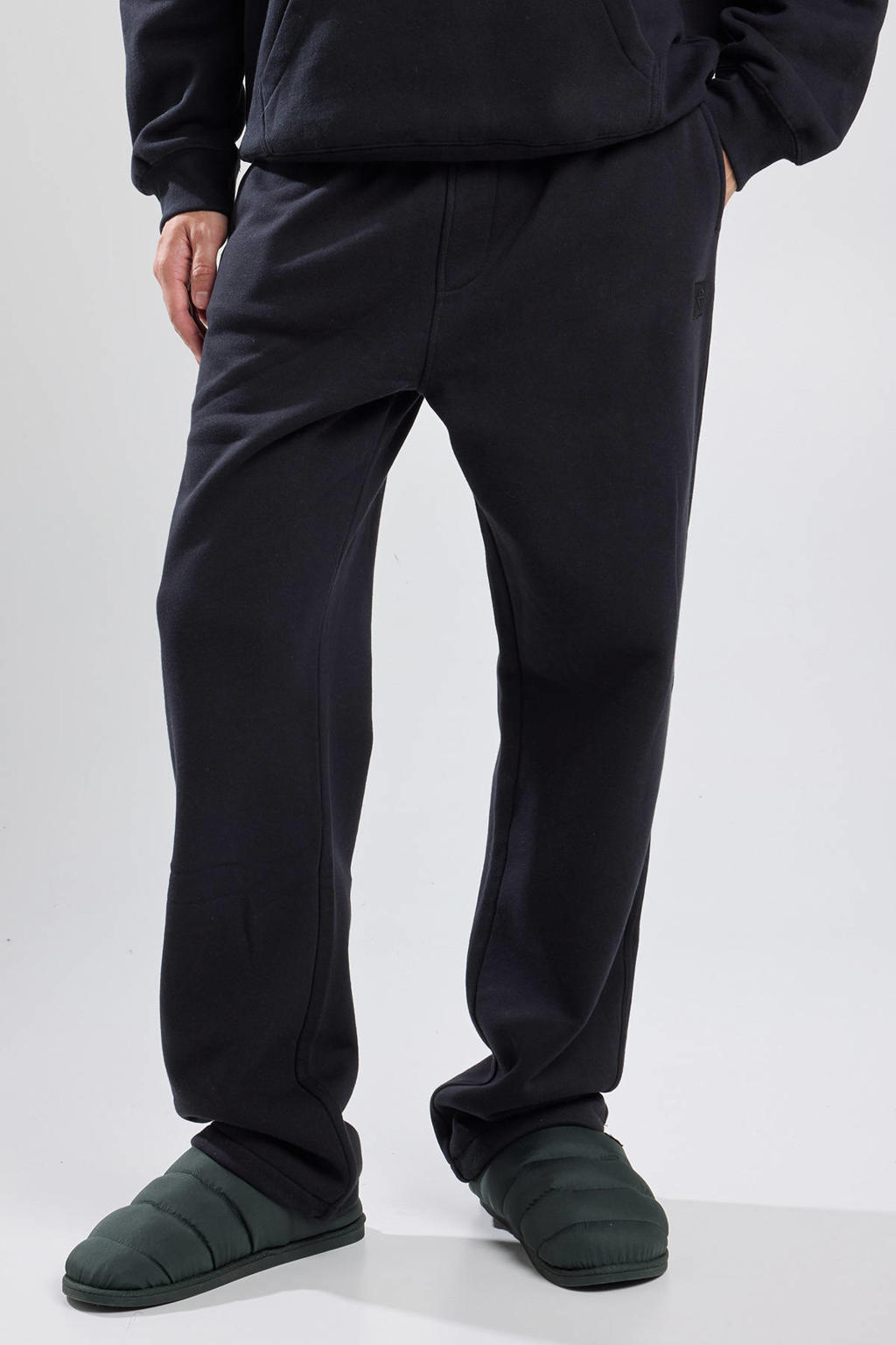 America Today straight fit joggingbroek Caiden zwart | wehkamp