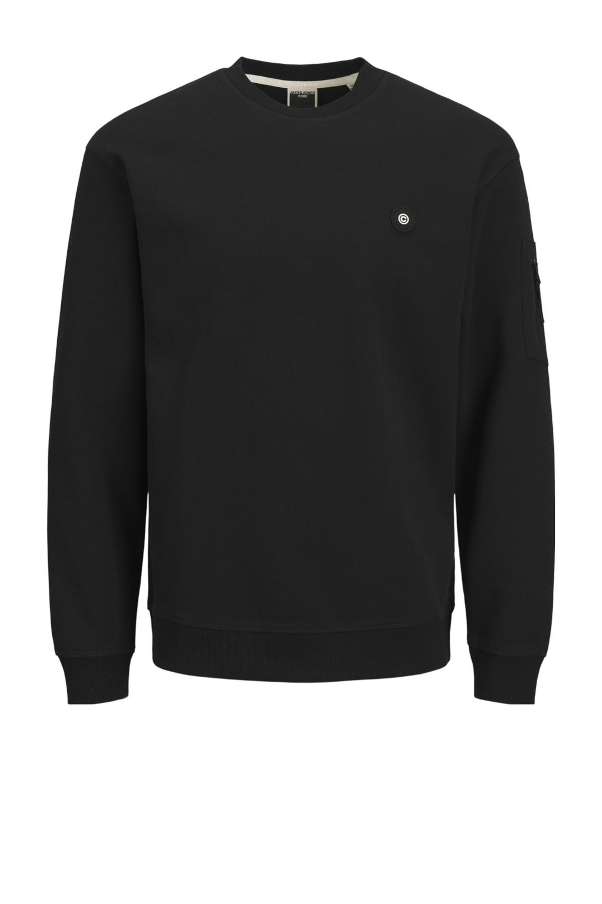 JACK & JONES CORE sweater zwart | wehkamp