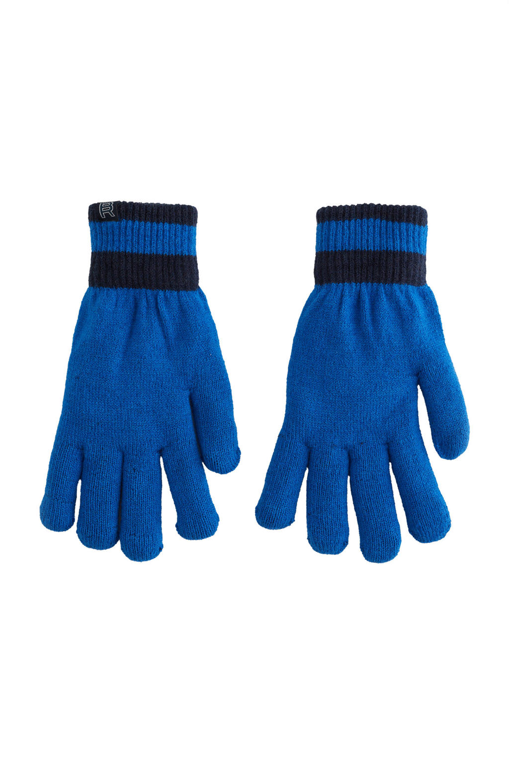 WE Fashion Blue Ridge handschoenen/wanten donkerblauw/blauw | wehkamp