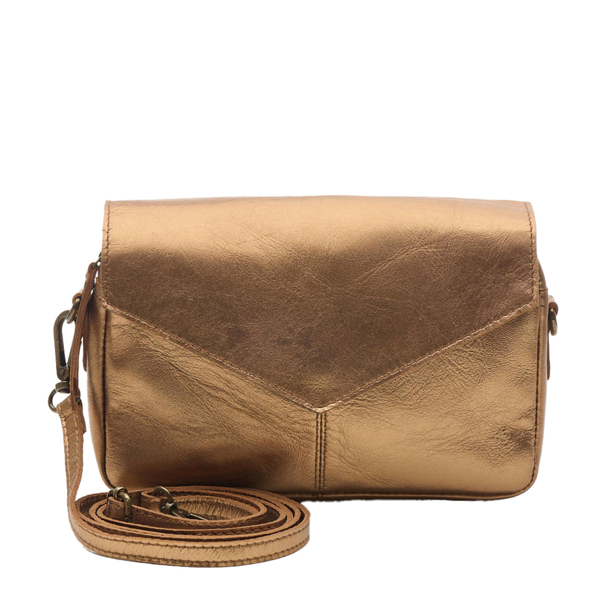 Chabo Bags leren crossbody tas Rio Romy koper | wehkamp