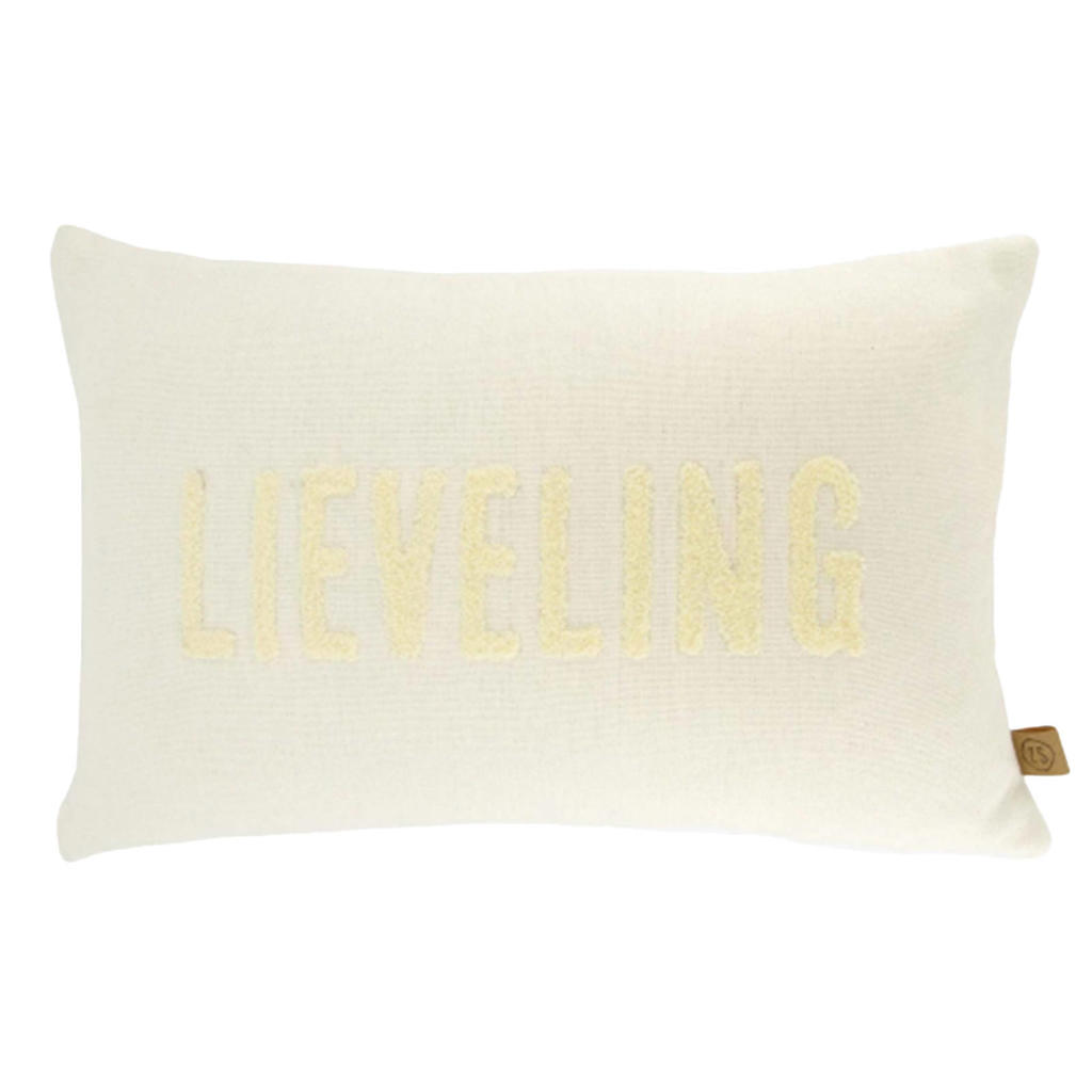 Zusss sierkussen offwhite 'lieveling' (50x30 cm) | wehkamp