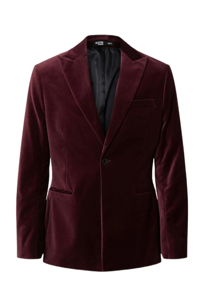 SELECTED HOMME colbert donkerrood | wehkamp