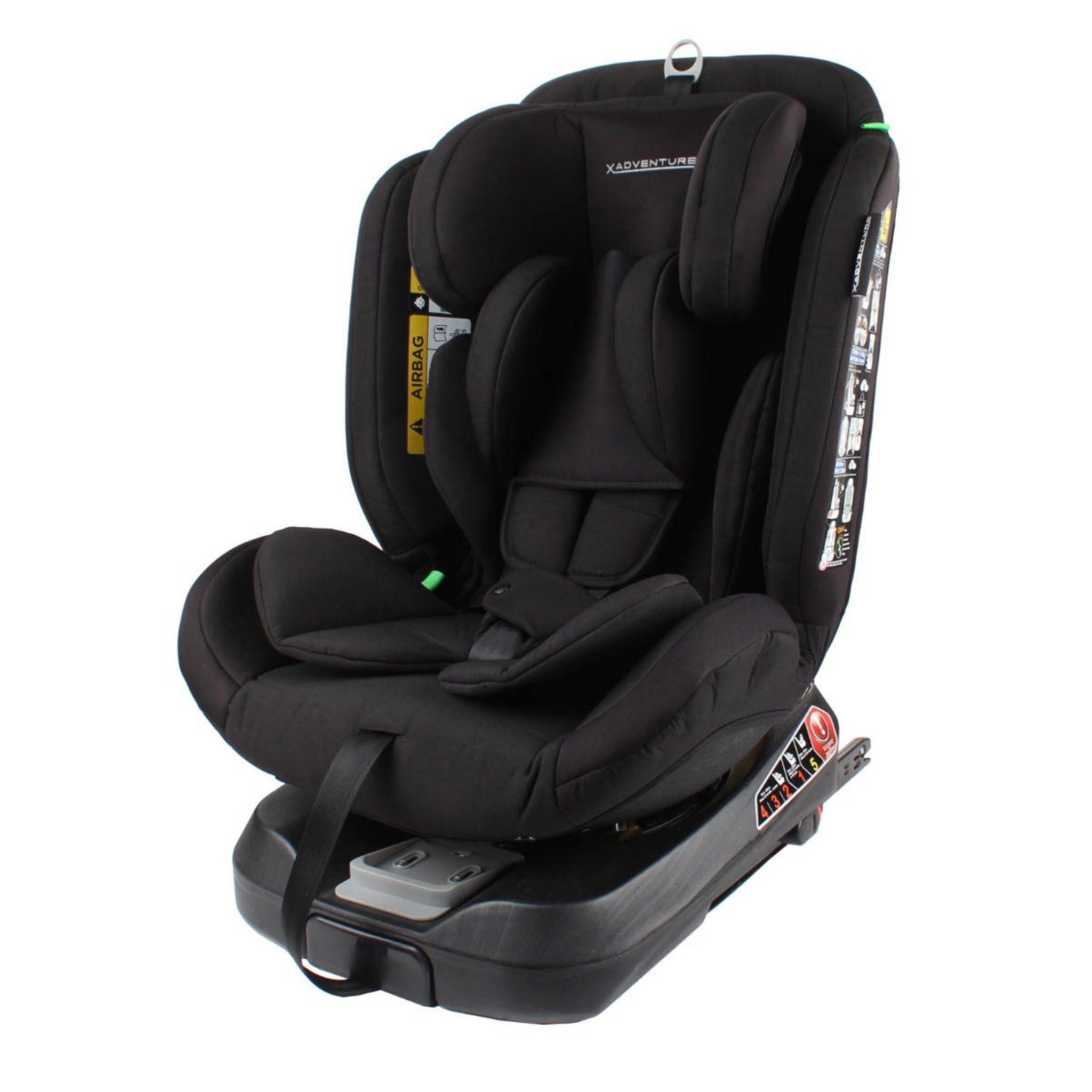 Xadventure Autostoel Groep 0/1/2/3 Supreme I-Size Zwart | wehkamp