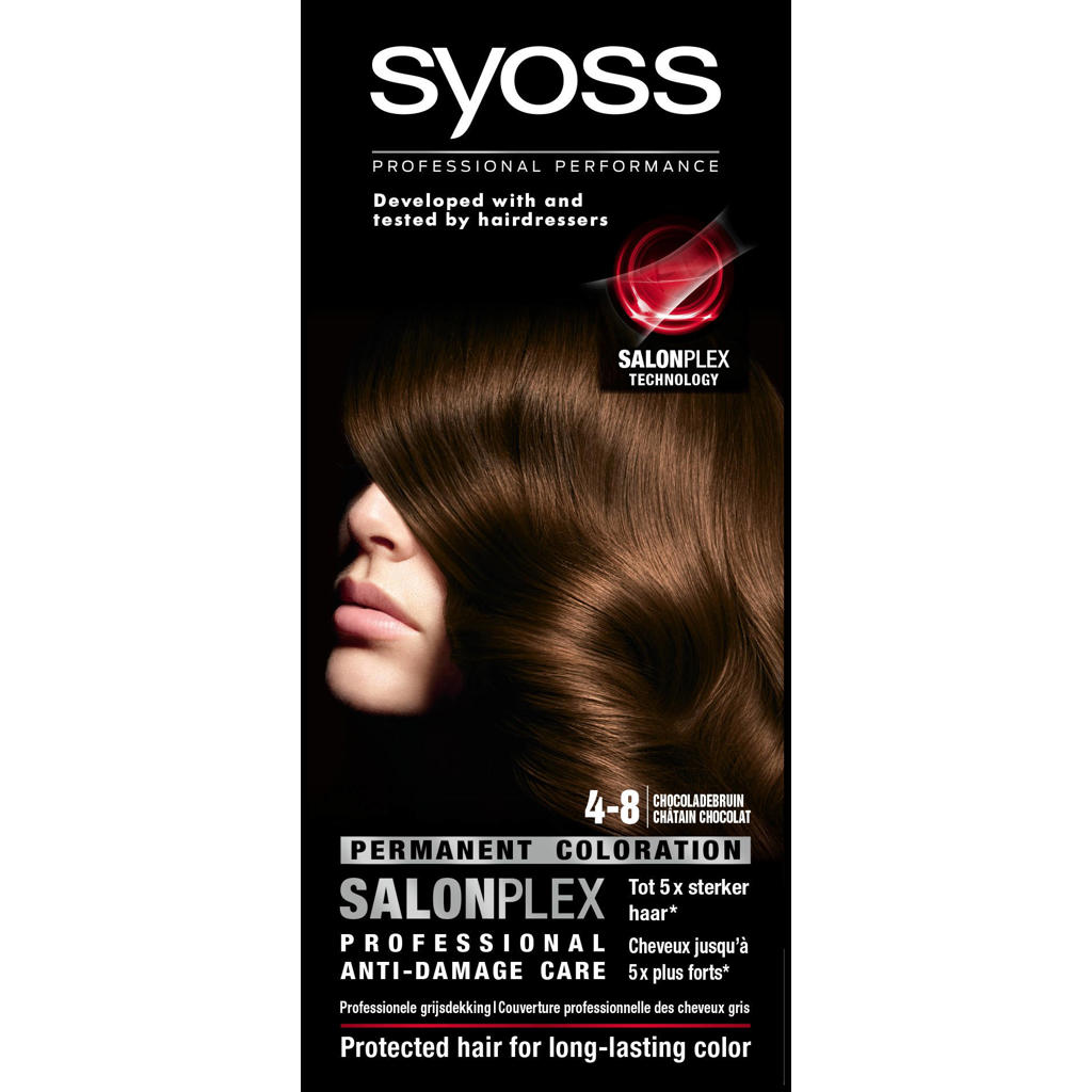 Syoss haarkleuring - 4-8 Chocolate Brown | wehkamp