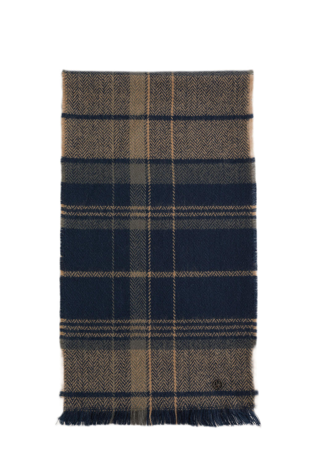 WE Fashion geruite sjaal donkerblauw | wehkamp