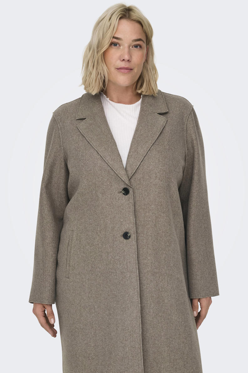 ONLY CARMAKOMA jas taupe kopen? | Morgen in huis | wehkamp