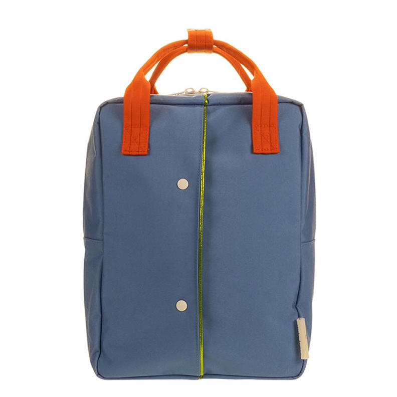 Sticky Lemon rugzak Better Together Medium blauw/oranje | wehkamp