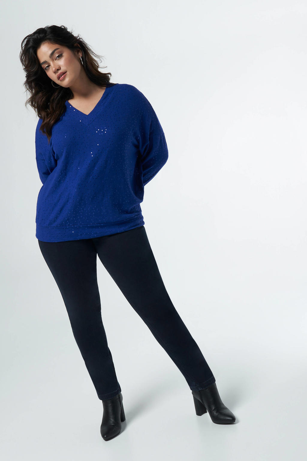 MS Mode pullover donkerblauw kopen? | Morgen in huis | wehkamp