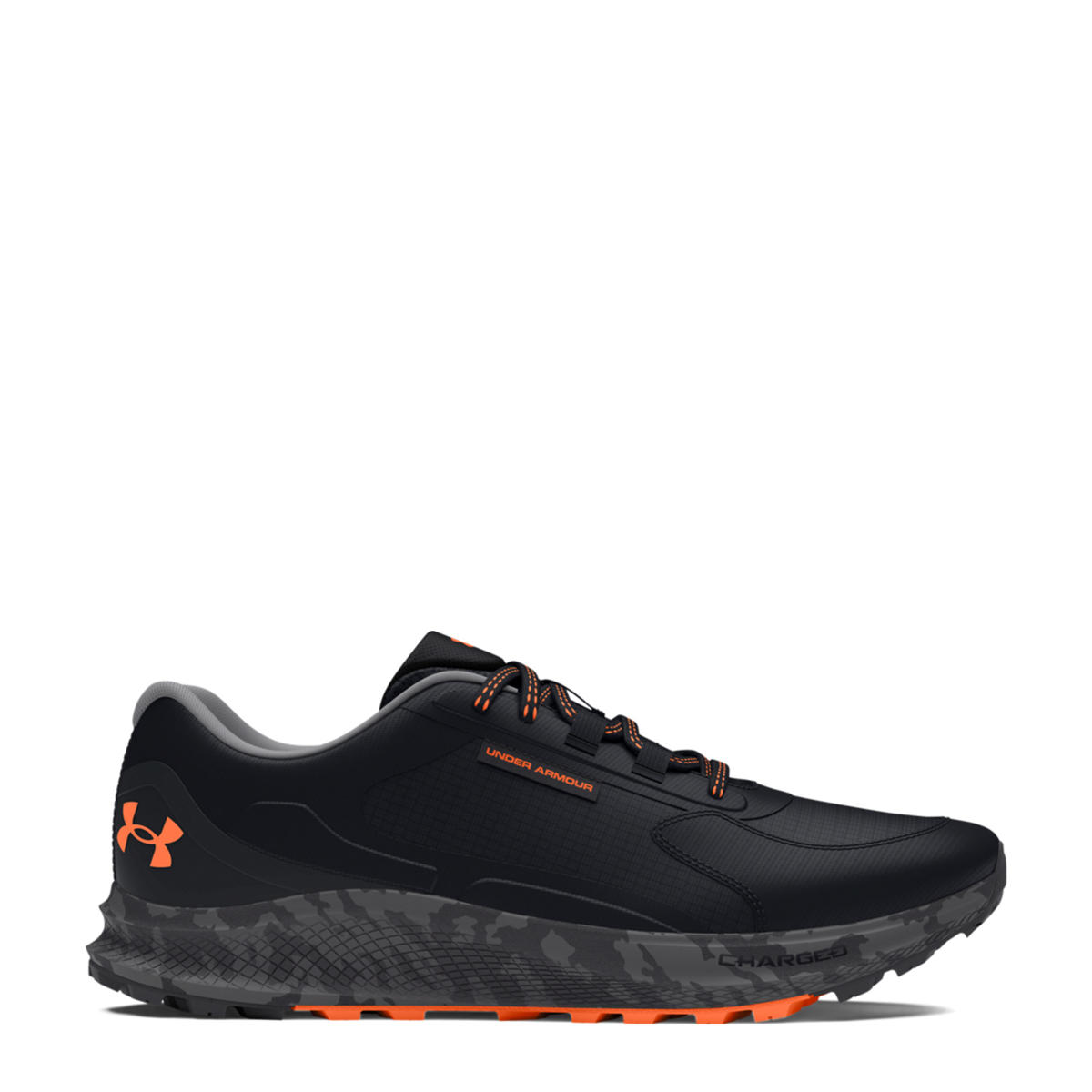 Under Armour Charged Bandit TR 3 hardloopschoenen zwart/oranje | wehkamp