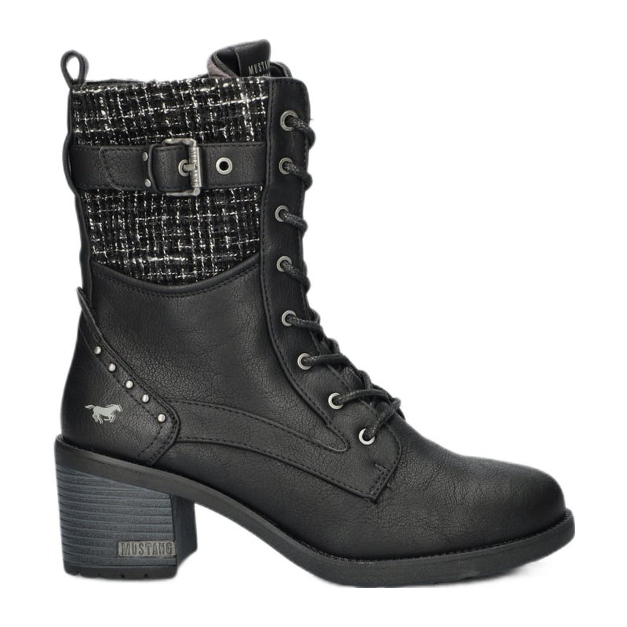 Mustang veterboots zwart kopen? | Morgen in huis | wehkamp