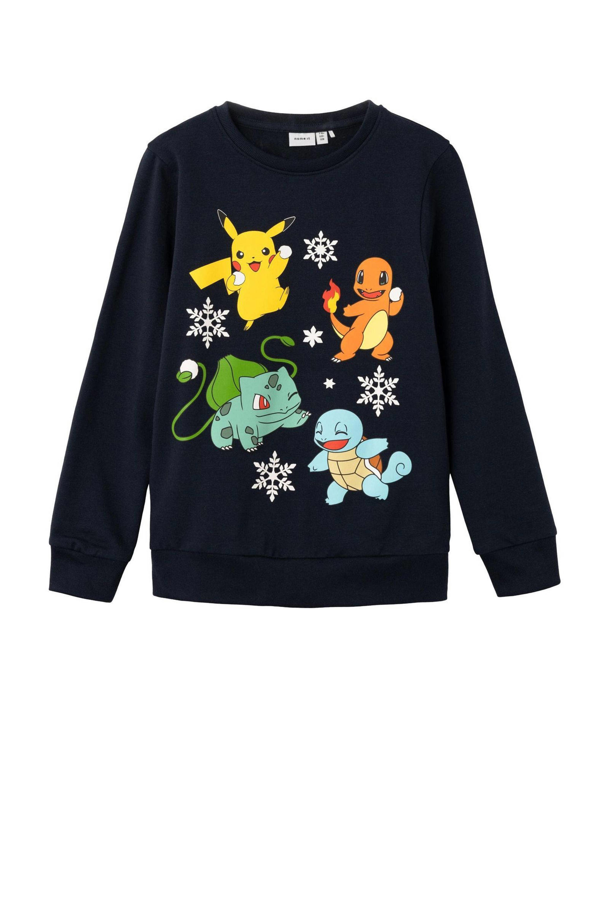 NAME IT KIDS Pokemon sweater NKMOLEF POKEMON met printopdruk ...