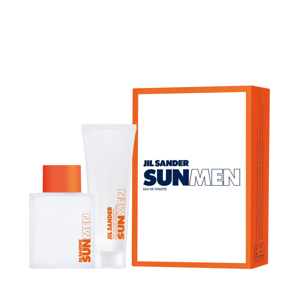 Jil Sander Sun Men geschenkset - eau de toilette 75 ml + douchegel 75 ...