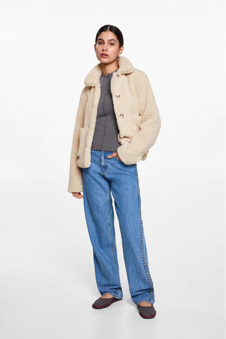 MANGO TEEN teddy jas beige kopen? | Morgen in huis | wehkamp