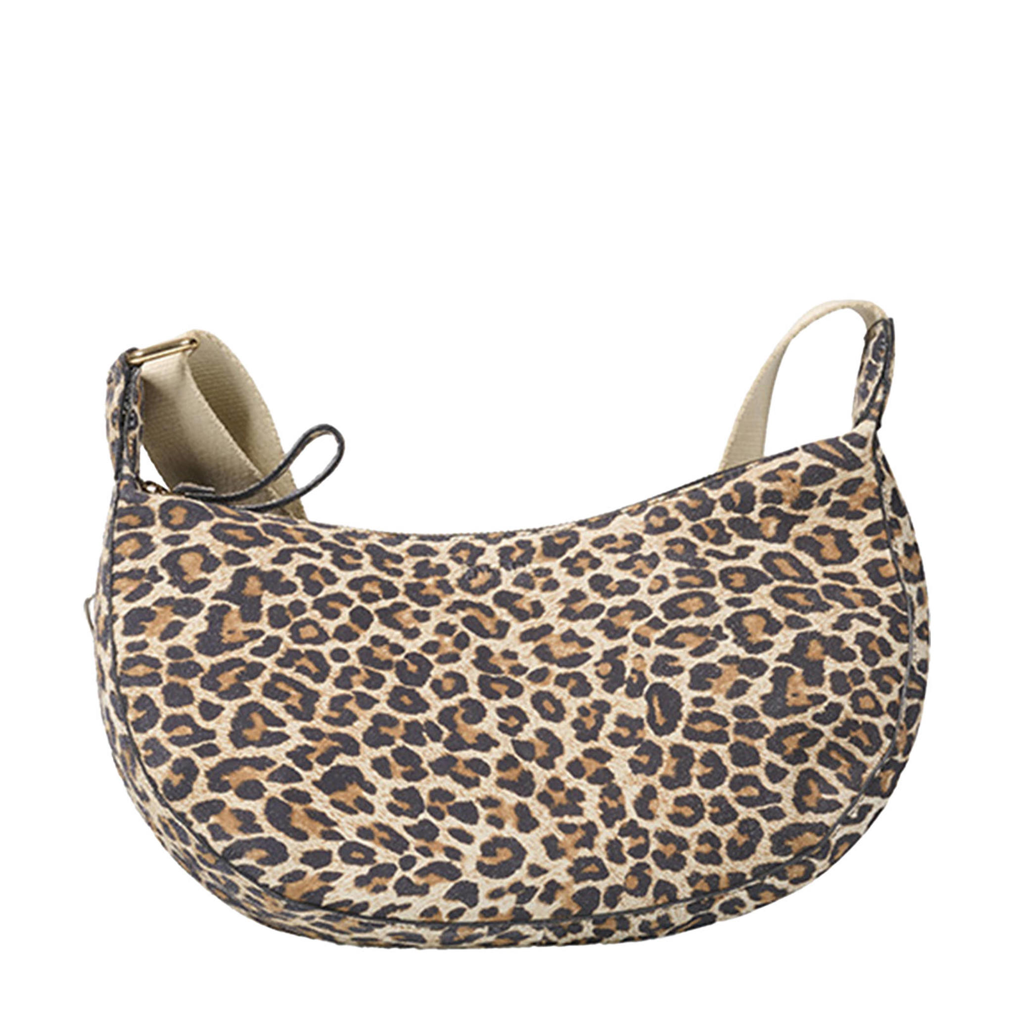 DWRS leren crossbody tas Natal met panterprint bruin | wehkamp