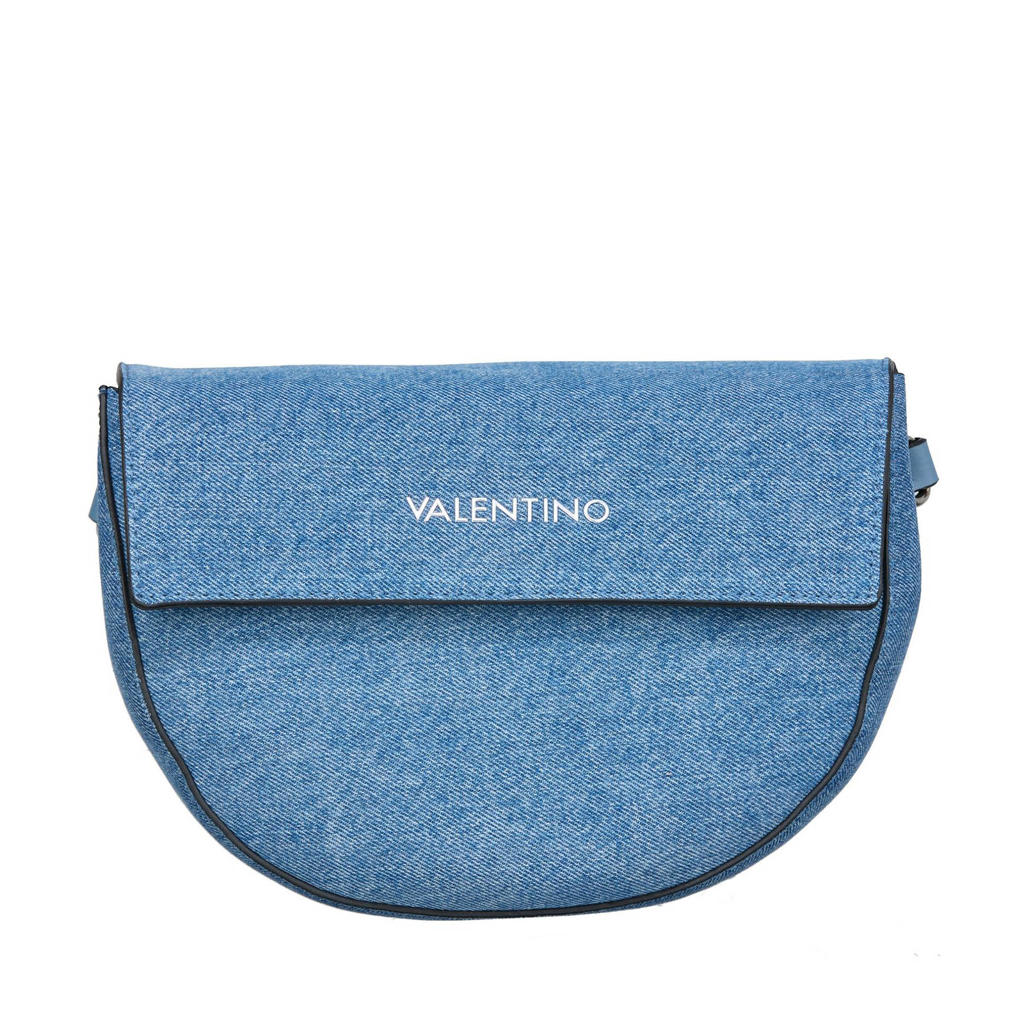 Valentino Bags Denim Crossbody Tas Bigs Blauw Wehkamp