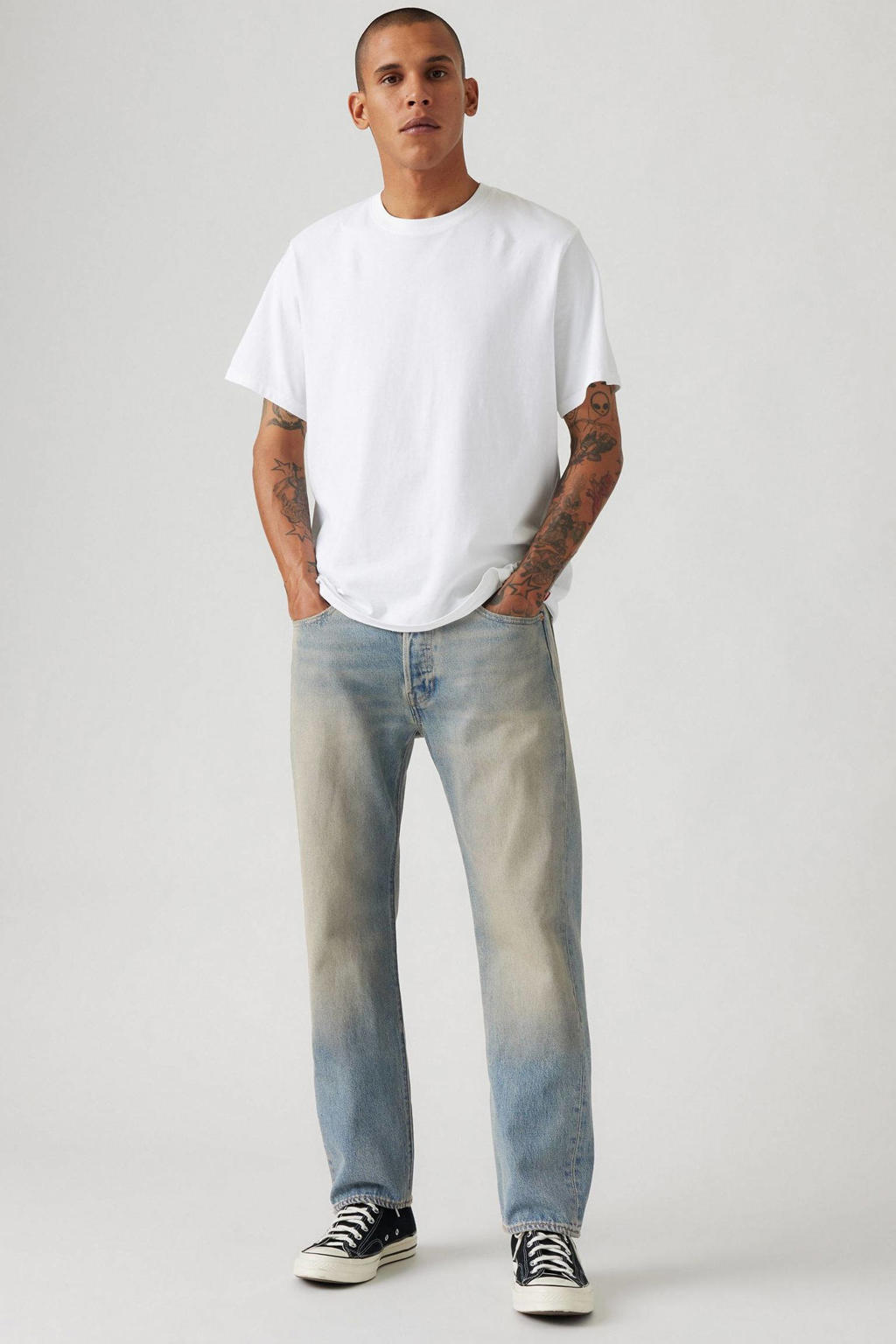 Levi's 501 straight leg jeans dirty work | wehkamp