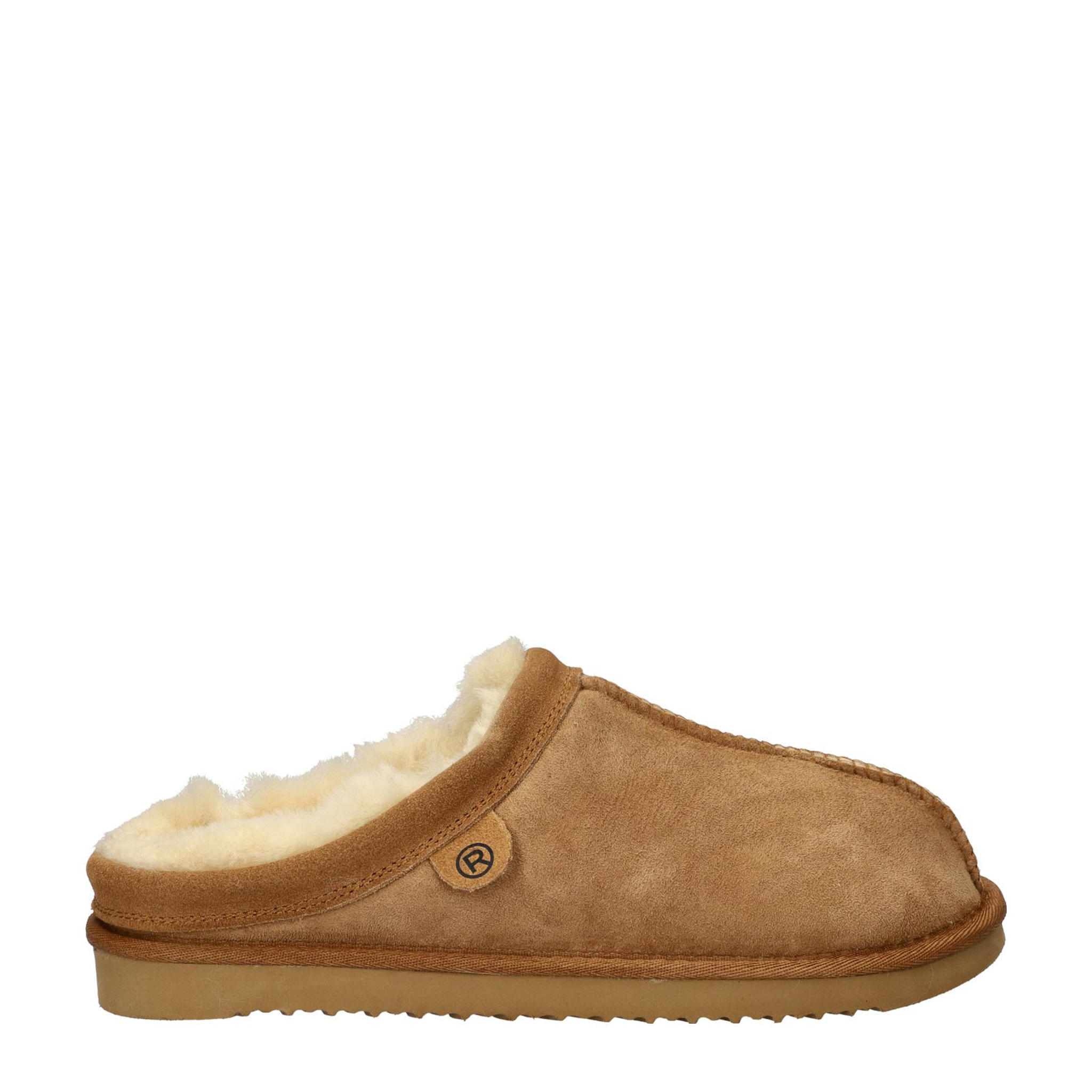 Rohde suède pantoffels cognac | wehkamp