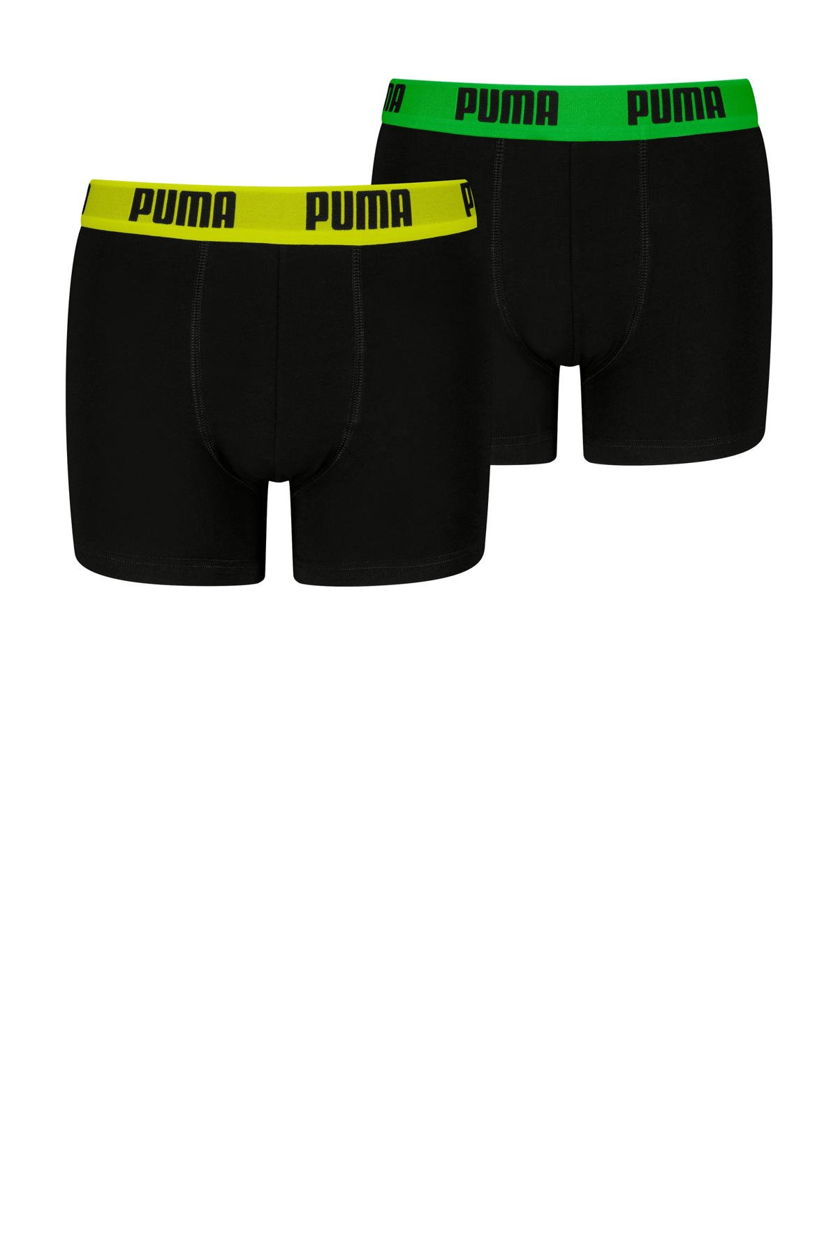 Puma boxershorts - set van 2 zwart | wehkamp