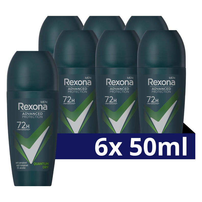 Rexona Men Advanced Protection Quantum Dry anti-transpirant roller - 6 ...