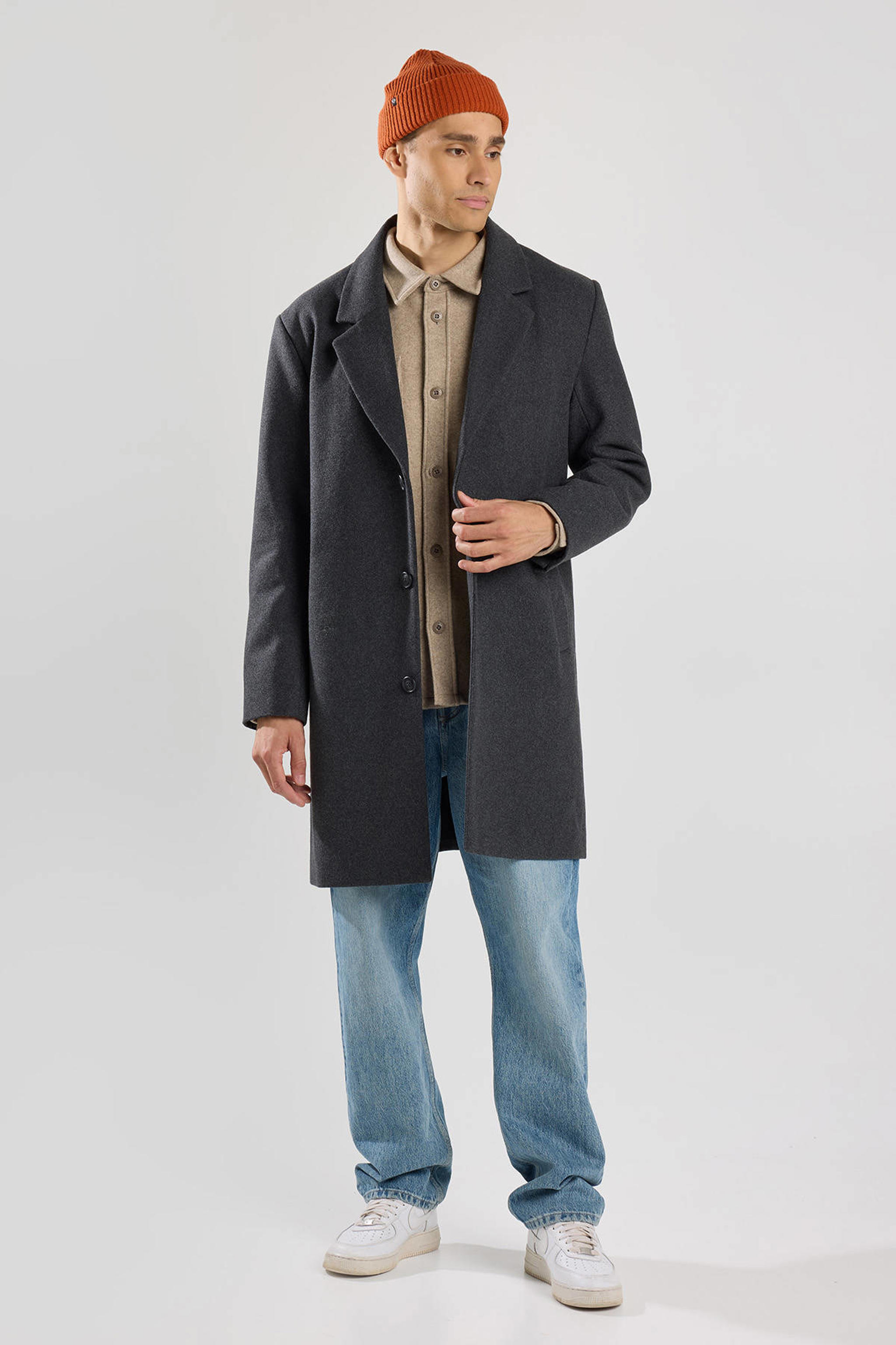 America Today jas met wol grijs | wehkamp