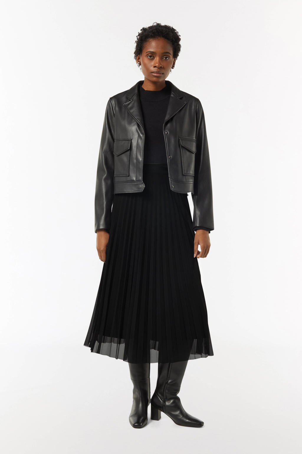 comma plissé rok zwart kopen? | Morgen in huis | wehkamp