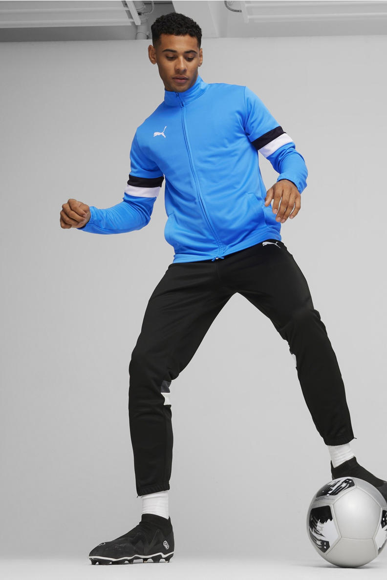 Puma Senior trainingspak blauw/zwart | wehkamp