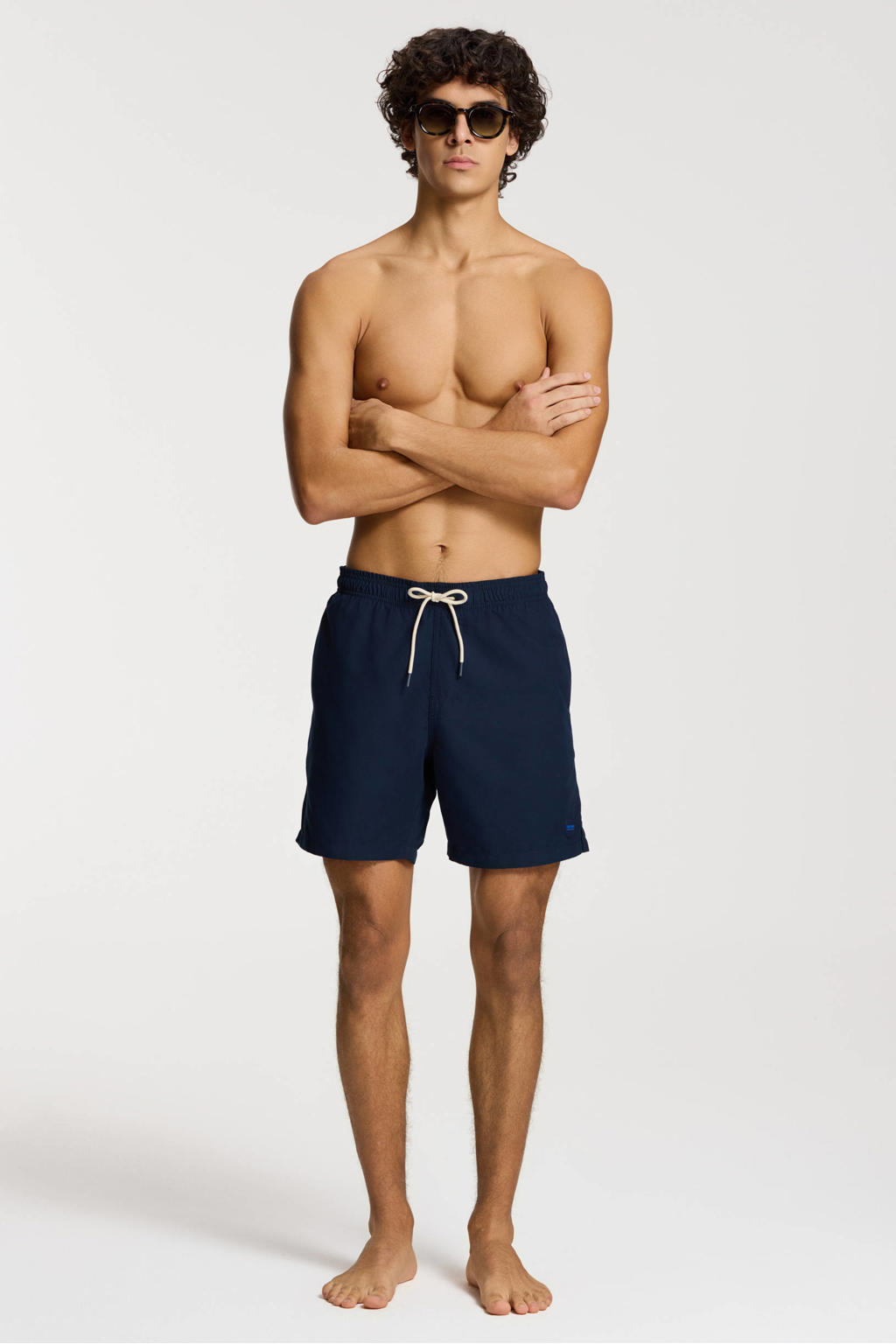Shiwi The Sunshine Brand zwemshort Mike donkerblauw | wehkamp