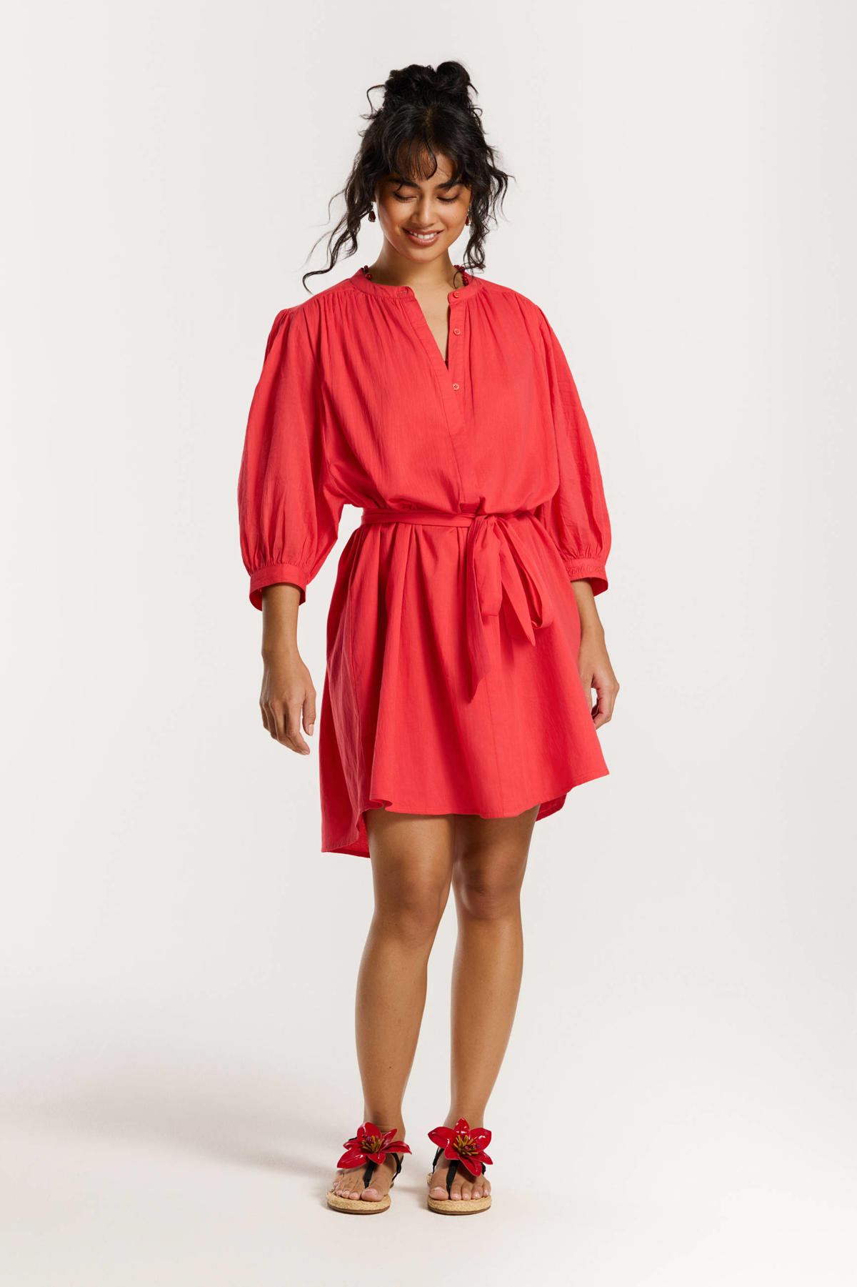 Shiwi strandjurk Jaydi rood kopen? | Morgen in huis | wehkamp