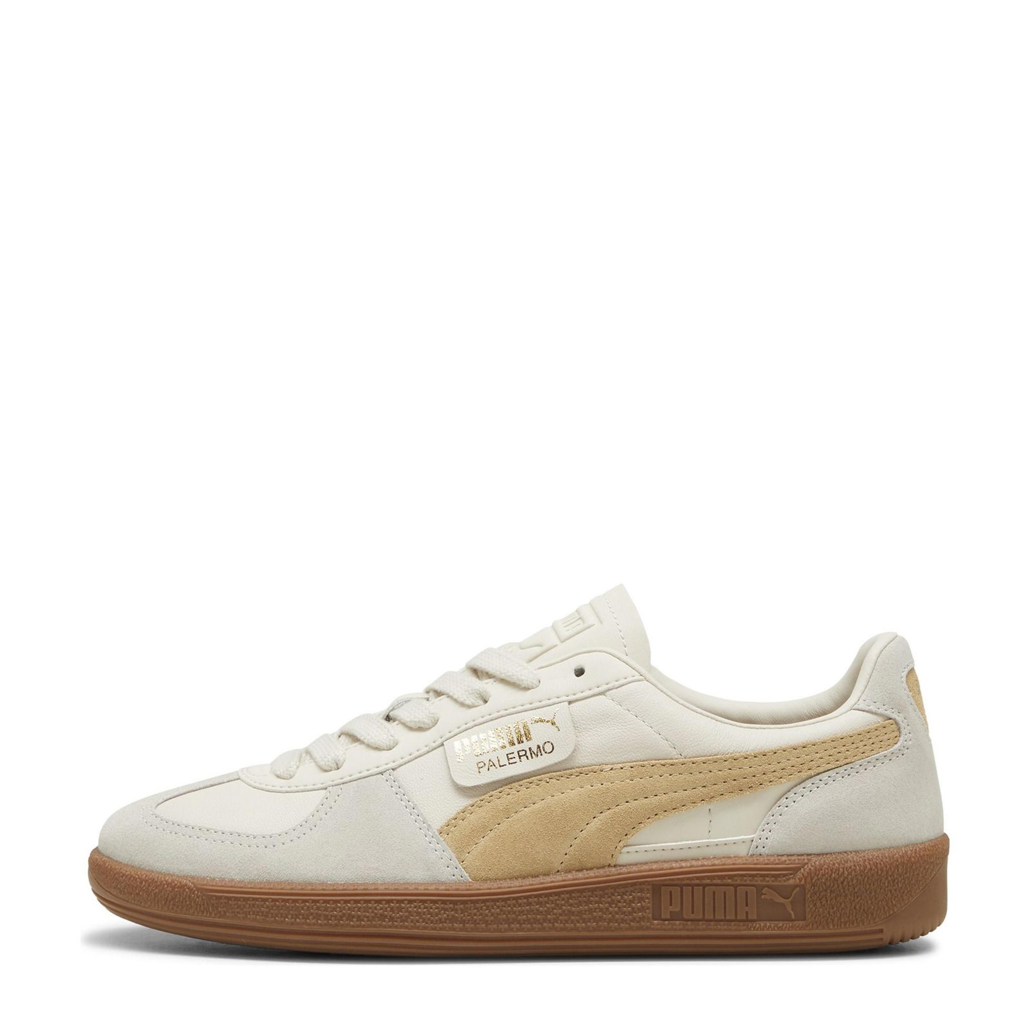 Puma Palermo Lth sneakers ecru/beige | wehkamp